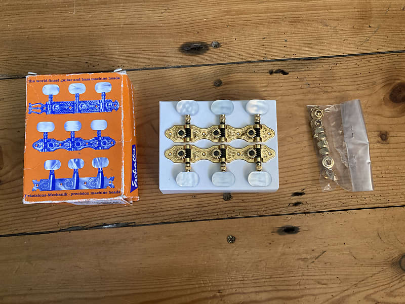 NOS Schaller HG 2 Hauser Gold Classic Machine Heads Japan | Reverb UK