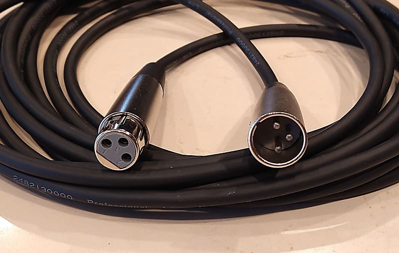 Whirlwind XLR Microphone Black, 18.5 Feet | Reverb