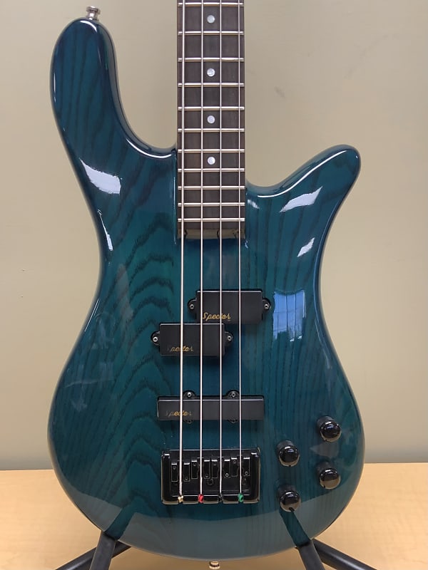 Spector NS-2A 1990/91 - Transparent Turquoise | Reverb