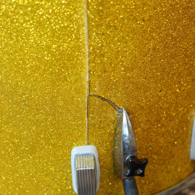 1960's Trixon 'Telstar' outfit in Yellow Sparkle | Reverb