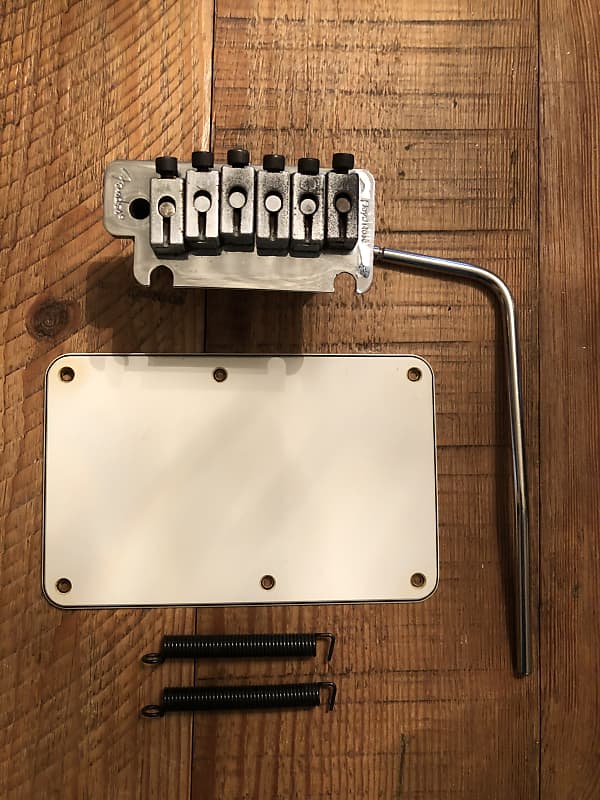 Fender Floyd Rose Deluxe II Locking Bridge 80s-90s Chrome | Reverb