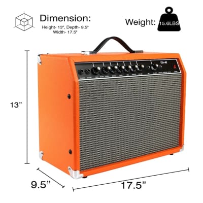 5Core 40W Guitar Amplifier Built-in Speaker Electric Acoustic | Reverb