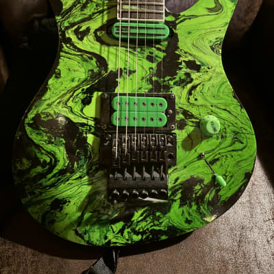 Ibanez 540PII 1987 - Custom Green Swirl | Reverb