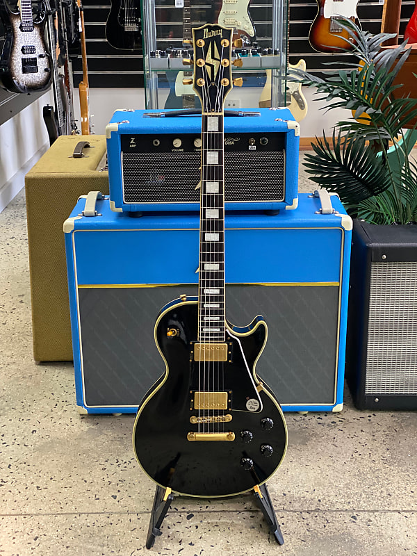 Burny RLC-65 LP Black 1980's W/bag Pre Loved | Reverb