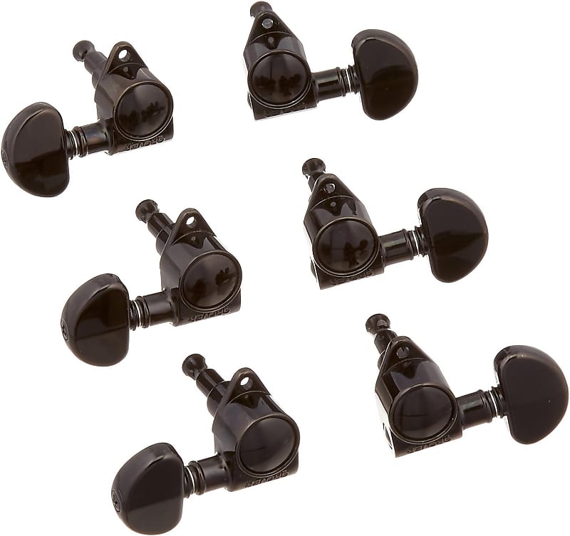 Grover 102-18BC Rotomatic 18:1 3 per Side Machine Heads, | Reverb