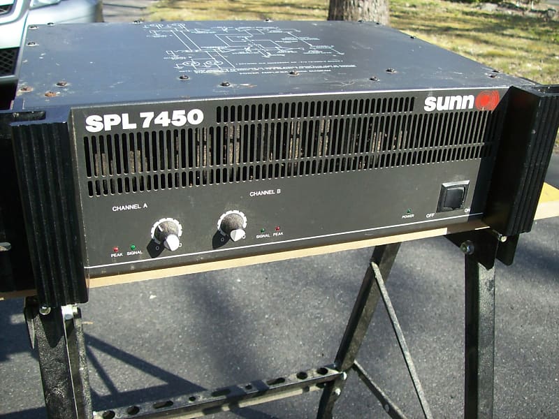Sunn SPL7450 Stereo Power Amp 19" Rack Mount 1400 watt | Reverb