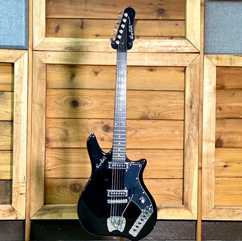 Hagstrom Impala Series 6 String Electric Guitar in Black | Reverb