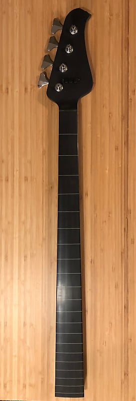 Moses Music Man Graphite Fretless Bass Neck Cutlass Carbon | Reverb