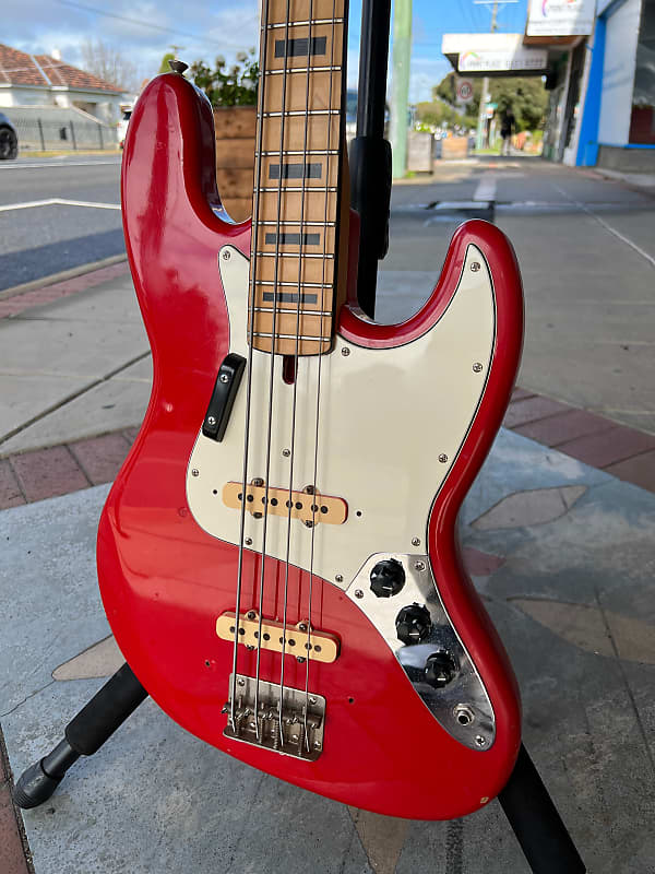 Cimar Jazz Bass | 4-String | Fiesta Red | Reverb Australia