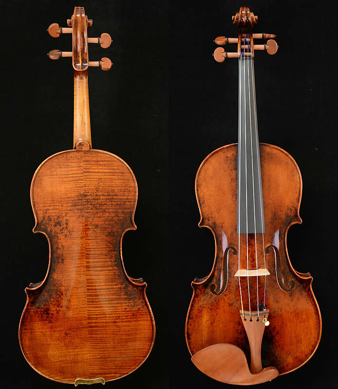 Master Violin Stradivari 1716 Messiah Violin Impressive Sound | Reverb