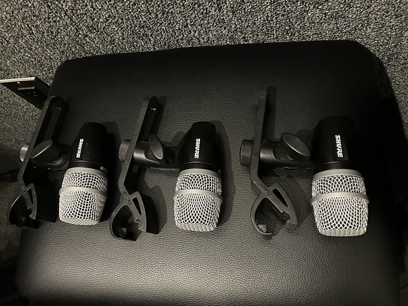 Set of Shure PG56-LC Cardioid Swivel-Mount Dynamic Snare/Tom | Reverb
