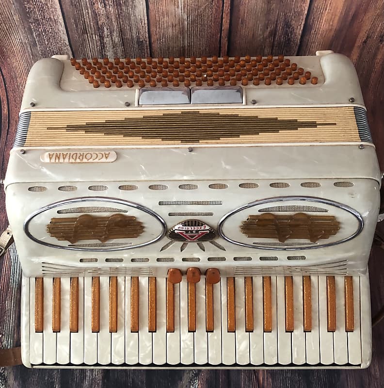 Excelsior Accordiana 120 Bass Accordion Made in Italy | Reverb