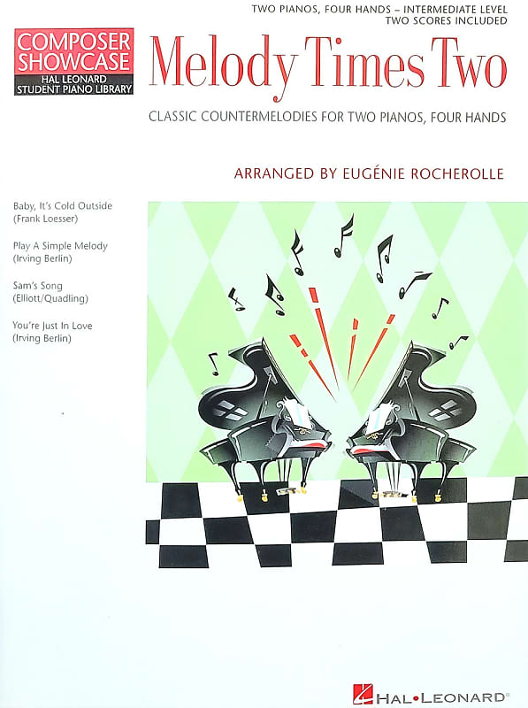 Melody Times Two- Two Pianos, Four hands- Intermediate Level | Reverb