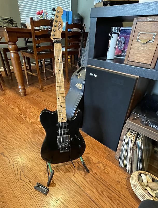 Telecaster Black w/ Floyd Rose EMG X pickups | Reverb