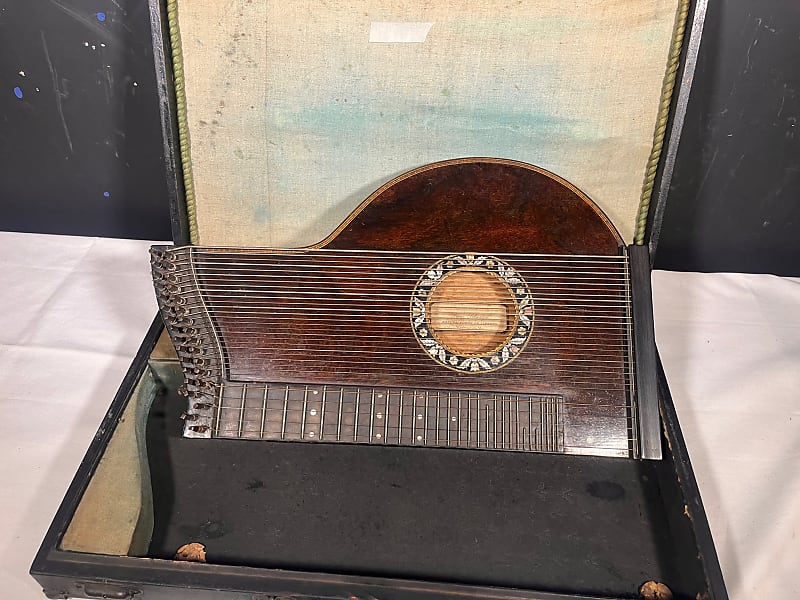Vintage Pre War Franz Schwarzer Zither Circa 1880 with case | Reverb