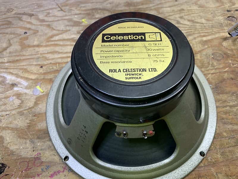 Celestion G12H T1234 Mid 70's Black Back 8ohm | Reverb