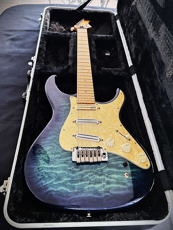 2015 Fernandes Retrorocket Elite Electric Guitar See Through | Reverb