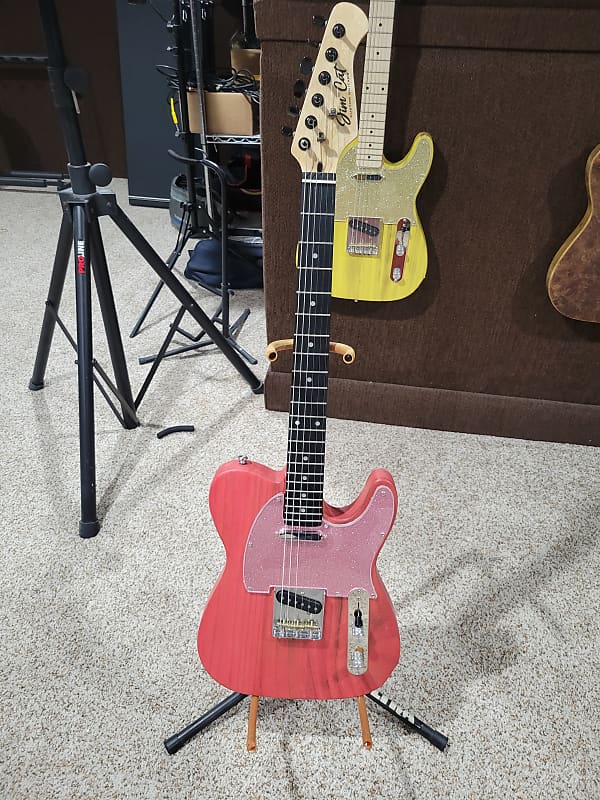 Jim Cat Red Stain Telecaster | Reverb