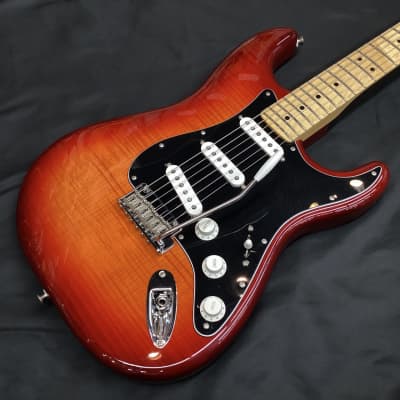 Fender Showmaster Flamed ash fat sss | Reverb Australia