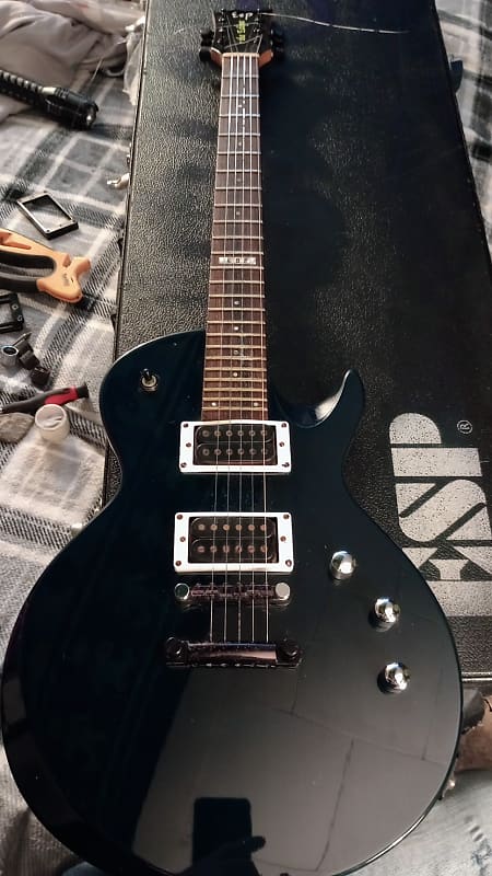 ESP The Eclipse Custom Ctm 1980's Blue Metallic Solid Body | Reverb