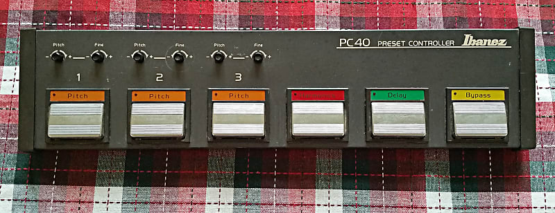 Ibanez PC40 Preset Controller for HD1500 Harmonics Delay | Reverb