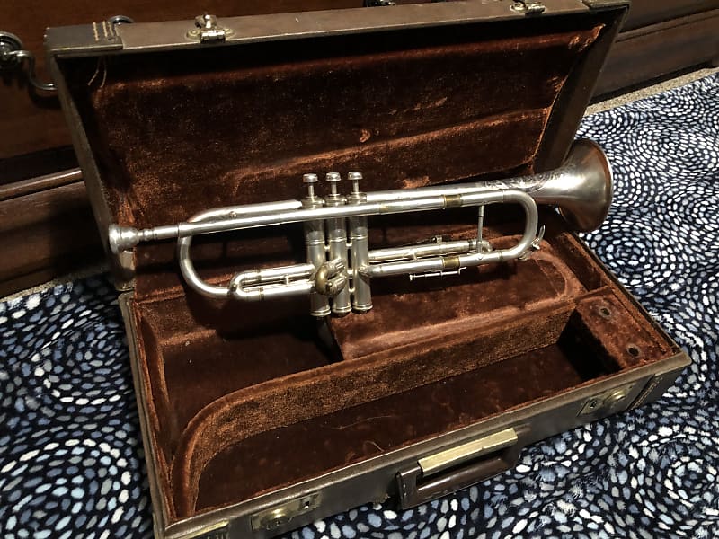 Lyon & Healy American Professional Trumpet 1910s Four Digit | Reverb