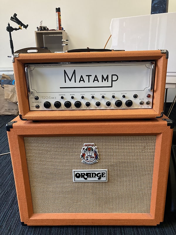 Matamp 1224 mk2 - White and Orange | Reverb