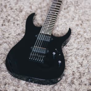 Ibanez RG7421 Japan 1999 Black with Hipshot bridge Ibanez RG7421 Japan 1999 Black with Hipshot bridge