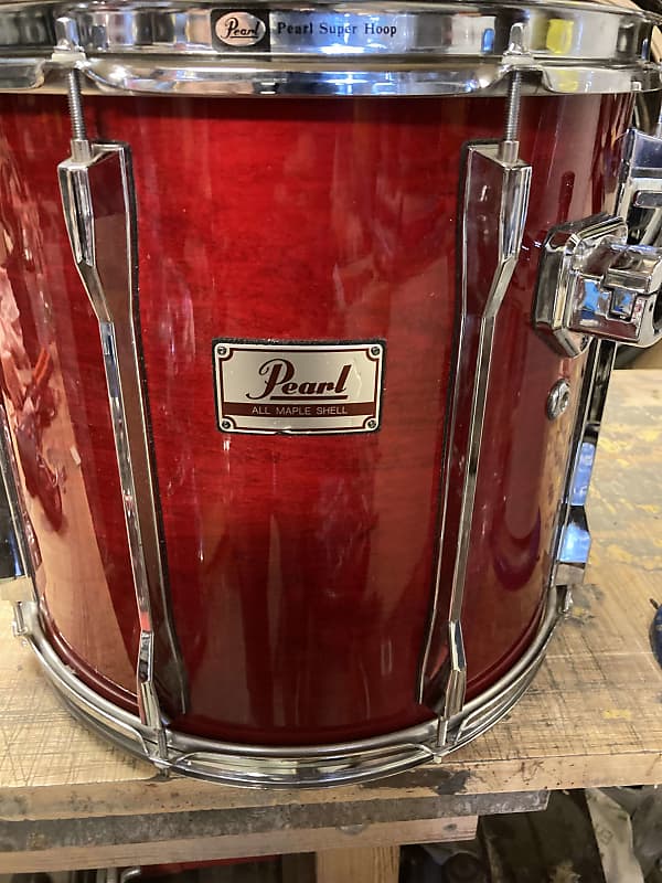 Pearl MLX Pearl All Maple MLX 15x13" 1990 - Sequoia Red | Reverb