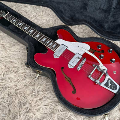 2000 Epiphone Casino Cherry Red Electric Hollow Body Guitar | Reverb