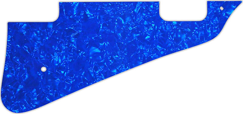 WD Custom Pickguard For Gibson Les Paul Deluxe #28BU Blue | Reverb