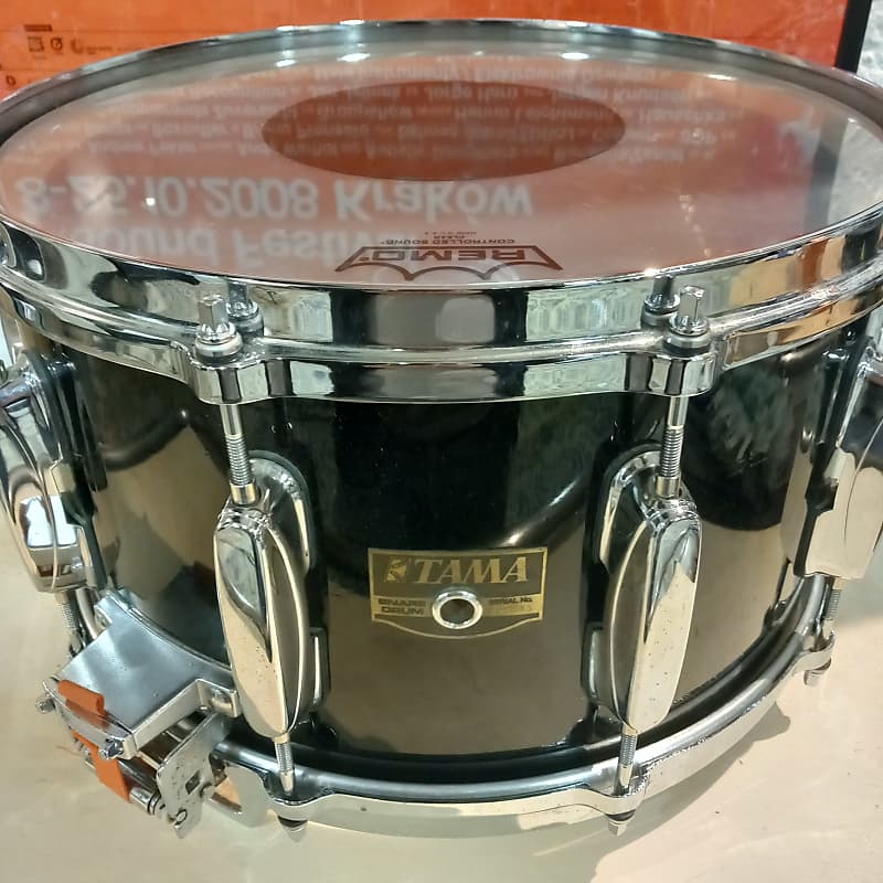 Tama Artwood Heavy Birch AW438 14x8 1986-1988 - Piano Black | Reverb