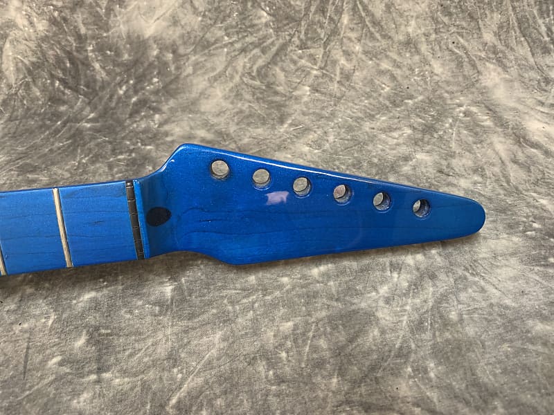 Chandler? Guitar Neck Blue | Reverb