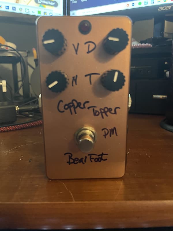 Bearfoot FX Copper Topper Distortion Machine (early Vox / | Reverb