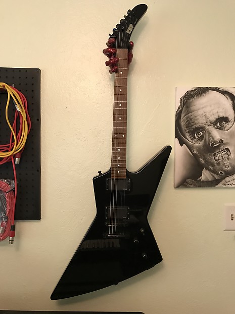 ESP Explorer 1997 Black | Reverb