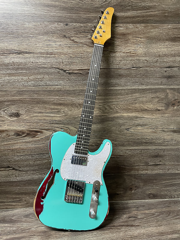 Partscaster Thinline Telecaster Nitro Finish Heavy Relic | Reverb
