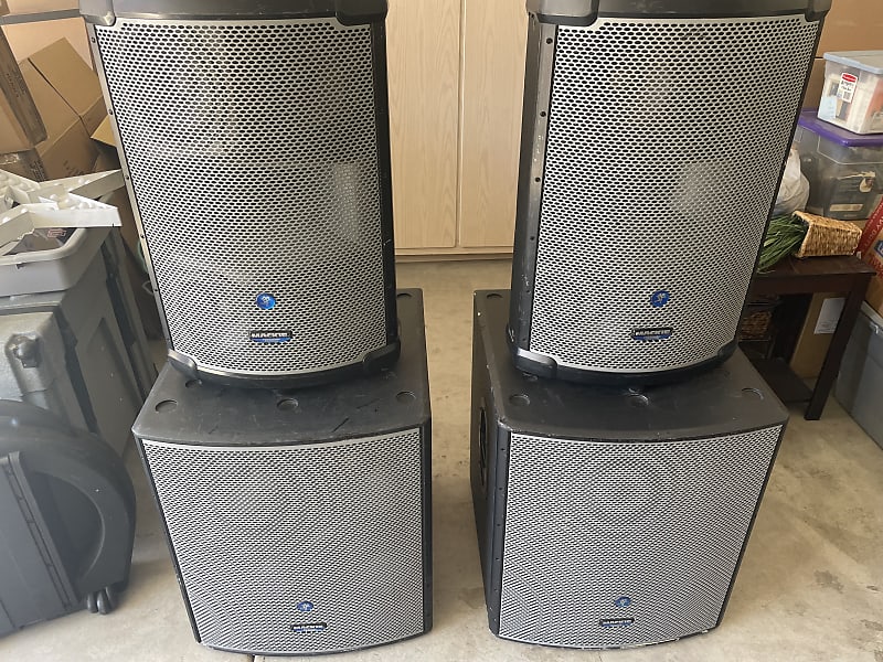 Mackie Sound System (2) S408 Monitors with (2) S-410 | Reverb