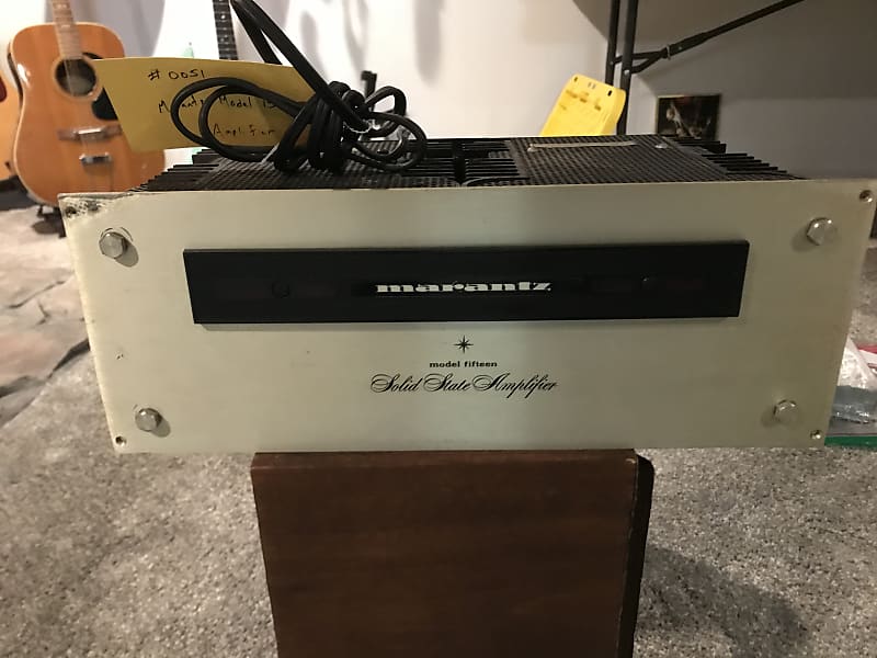 Marantz Model 15 Solid State Amplifier Early 1970s Silver | Reverb UK