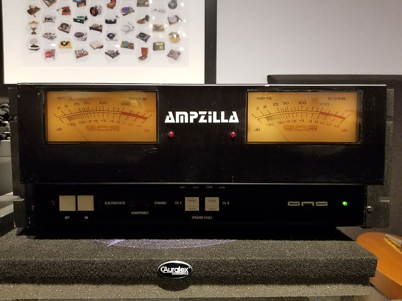 GAS Ampzilla II Solid State Amplifier - 200WPC - Cleaned & | Reverb