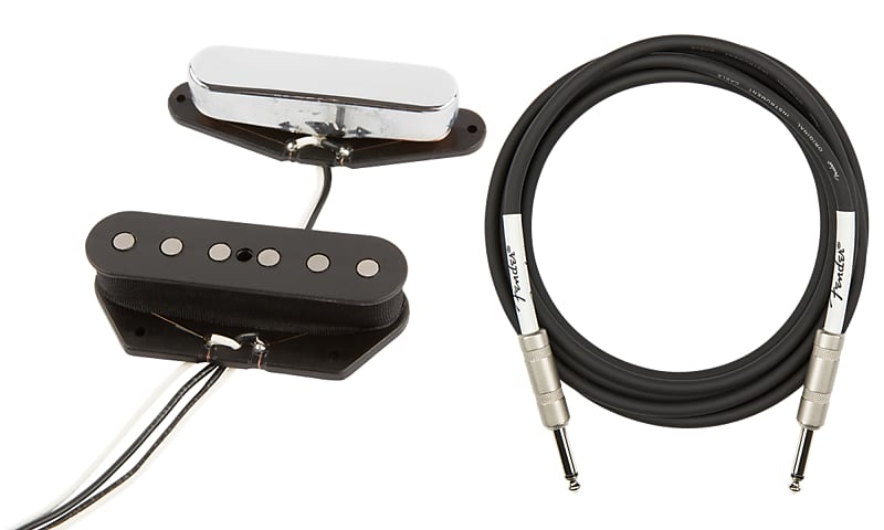 Fender Tex-Mex Telecaster Pickups w/ Instrument Cable | Reverb