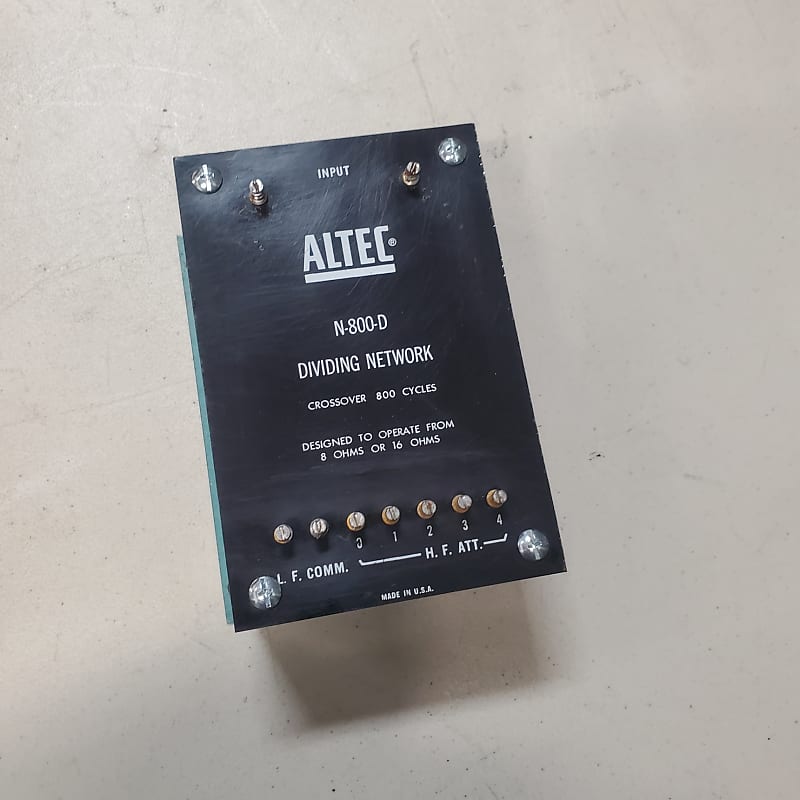 Altec Lansing N800d X--over 60's Green | Reverb