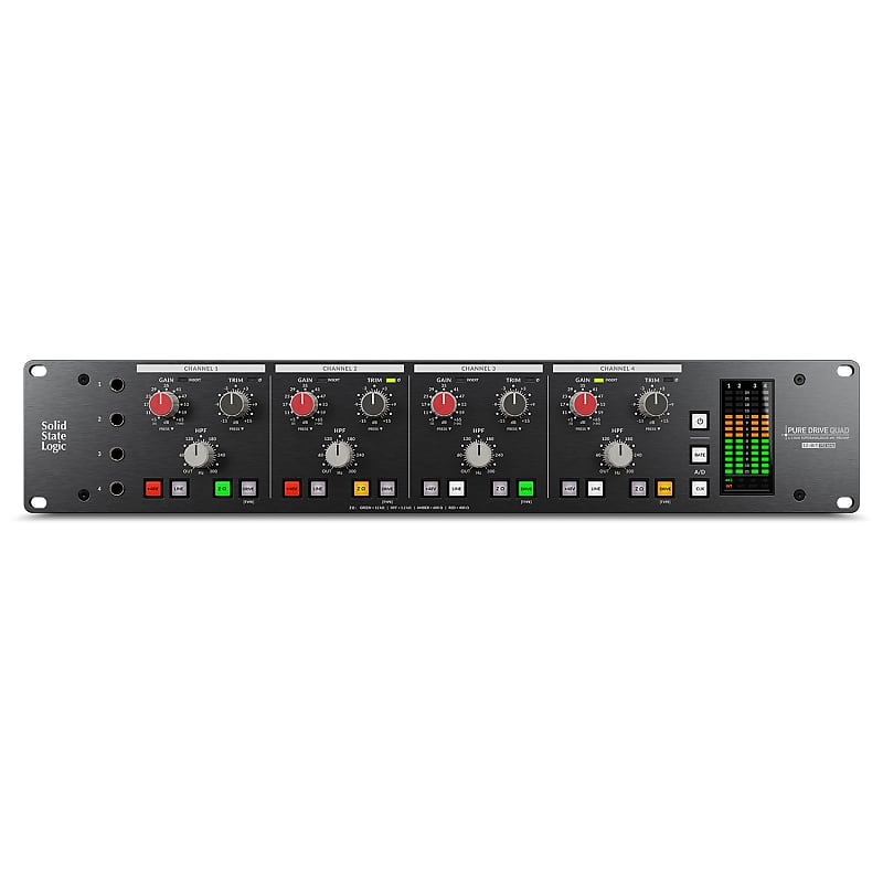 SSL PureDrive QUAD 4-Channel Microphone Preamp | Reverb