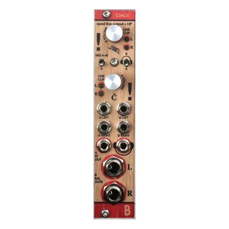 Bastl Instruments Ciao! Eurorack Output Module (Wood) | Reverb