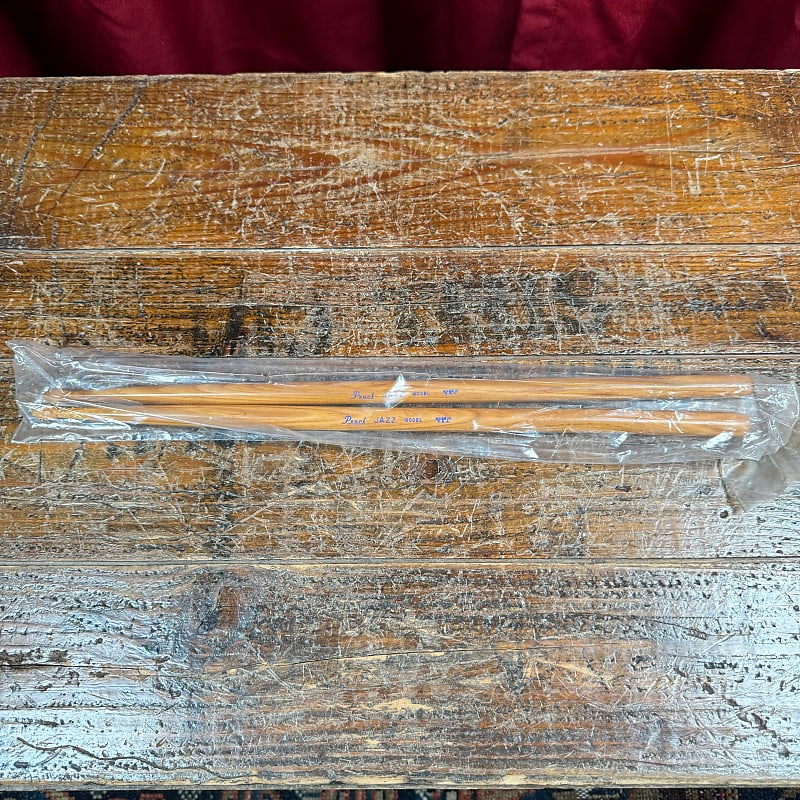 1970s Pearl Jazz Model Wood Tip Hickory Drum Sticks NOS | Reverb
