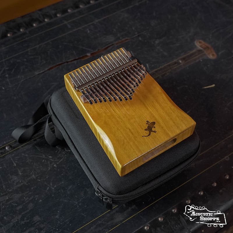 Ortega OKB3 Lizard Series Solid Golden Phoebe Kalimba | Reverb