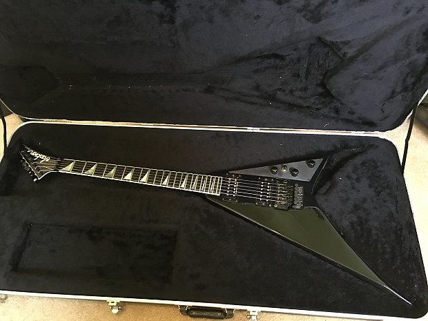 Jackson USA RR1 Randy Rhoads 1998 Pre-Fender, Gloss Black | Reverb