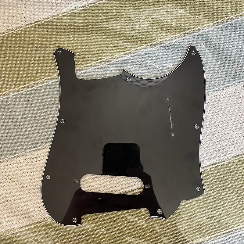 Squier Paranormal Cyclone Custom 3 ply black Pickguard for | Reverb