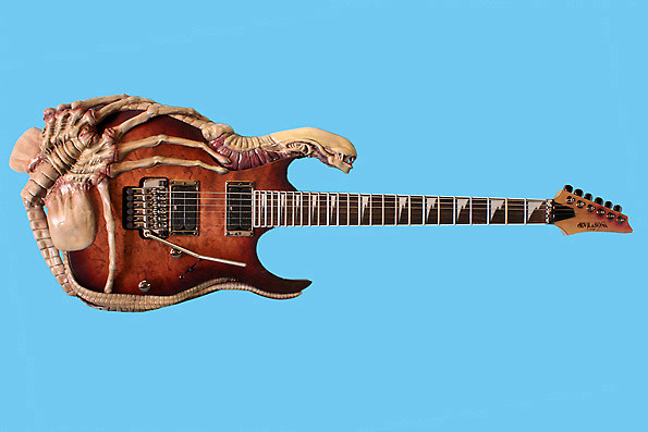 Xenomorph I - the fully playable Alien themed guitar artwork | Reverb