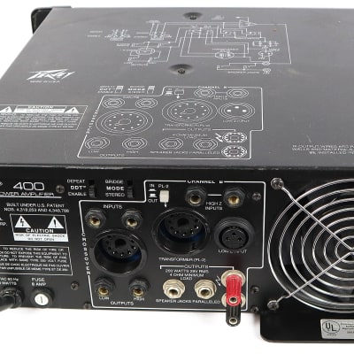 Vintage Peavey USA CS-400 Stereo Power Amplifier | Reverb