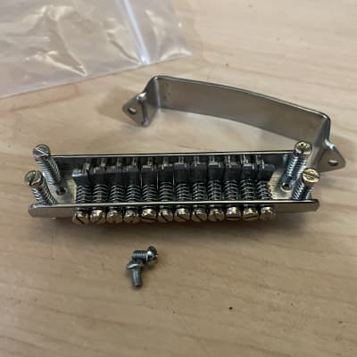 Rickenbacker Style 12-String Bridge 2021 - Chrome | Reverb